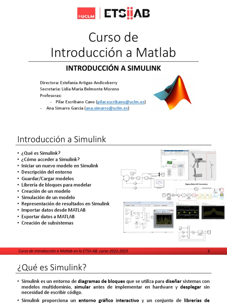 Introducción a la simulación de sistemas con Simulink | PDF | Matlab | Archivo de computadora