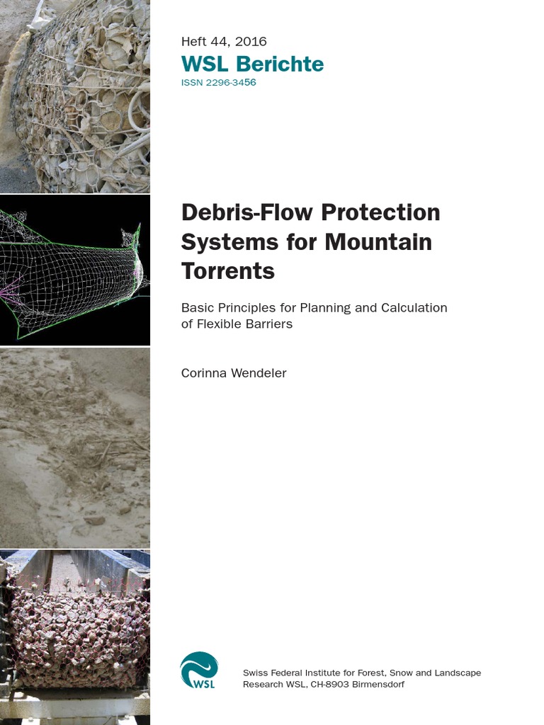 Debris Flow Protection Systems For Mountain Torrents 2016 | PDF | Fluid ...