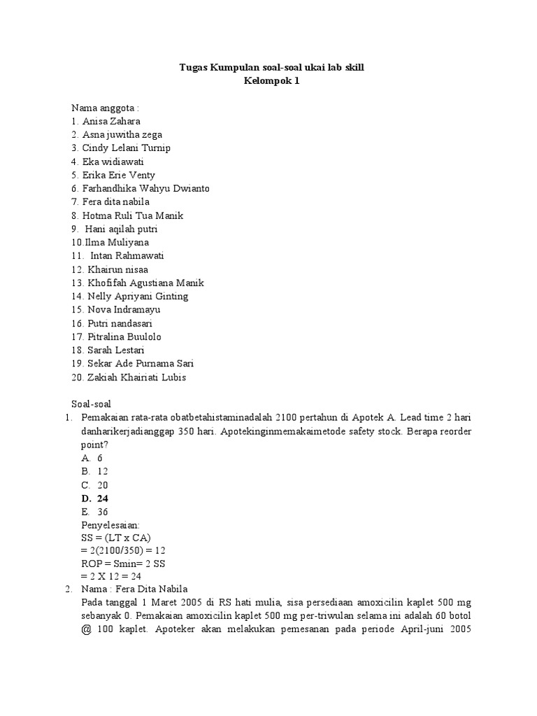 Soal Ukai | PDF | Griya & Taman | Kesehatan Holistik