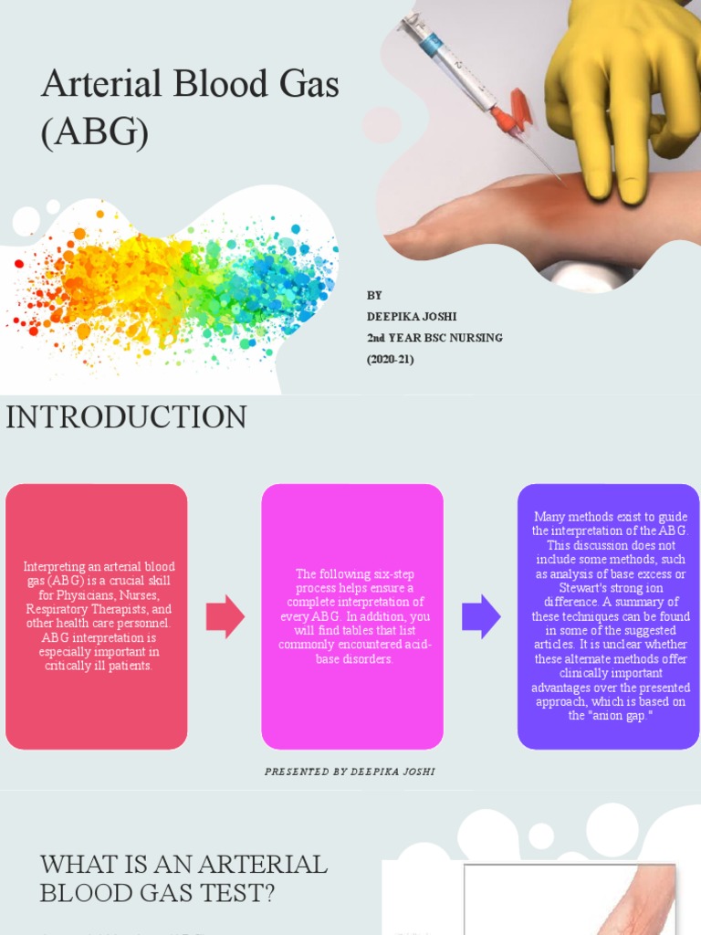 ABG Analysis | PDF | Clinical Medicine | Medical Specialties