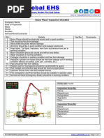 Inspection Checklist (Crusher 3) | PDF
