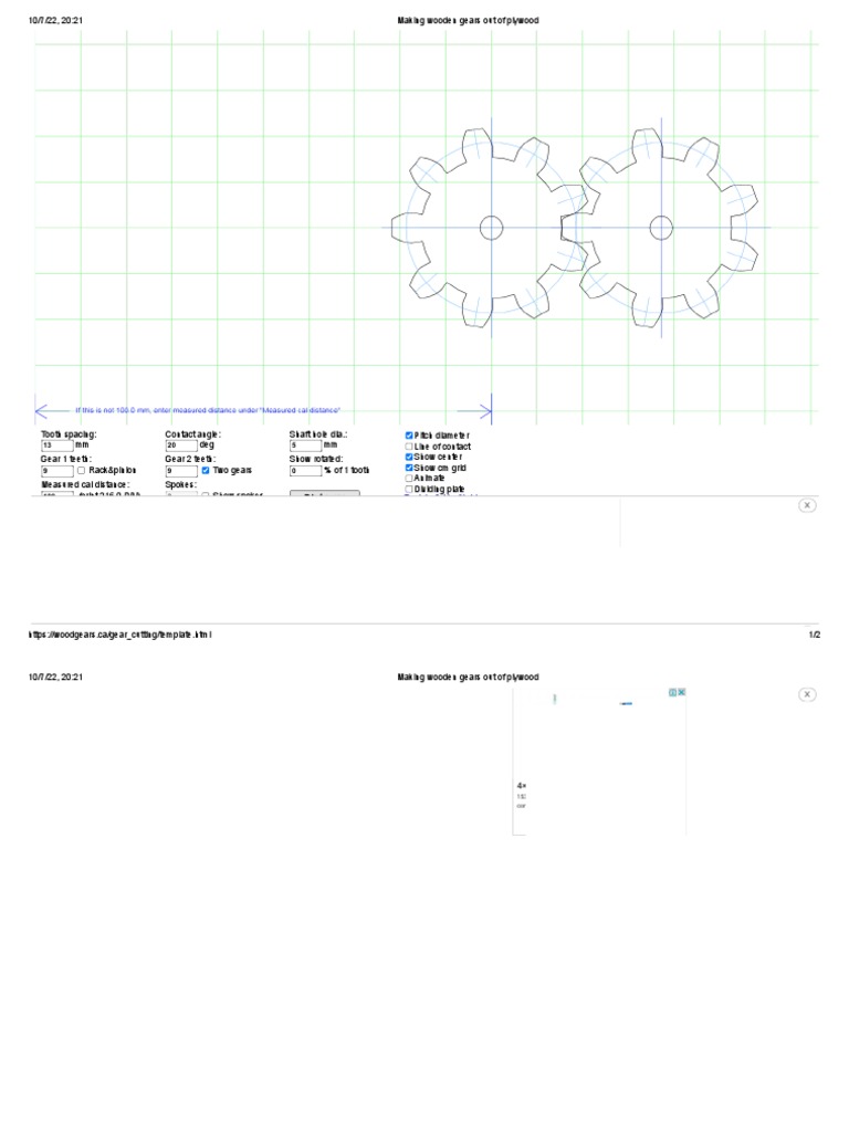 Making Wooden Gears Out of Plywood | PDF | Gear | Mechanical Engineering