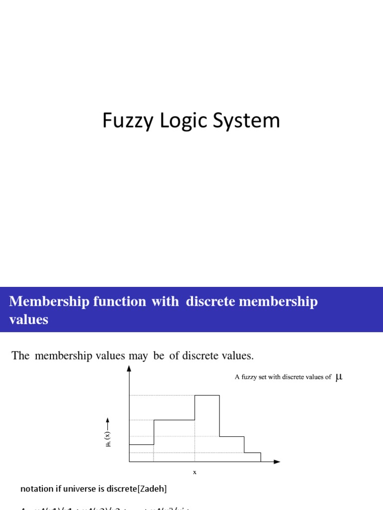 L2 Fuzzy Logic System Pdf Fuzzy Logic Prediction