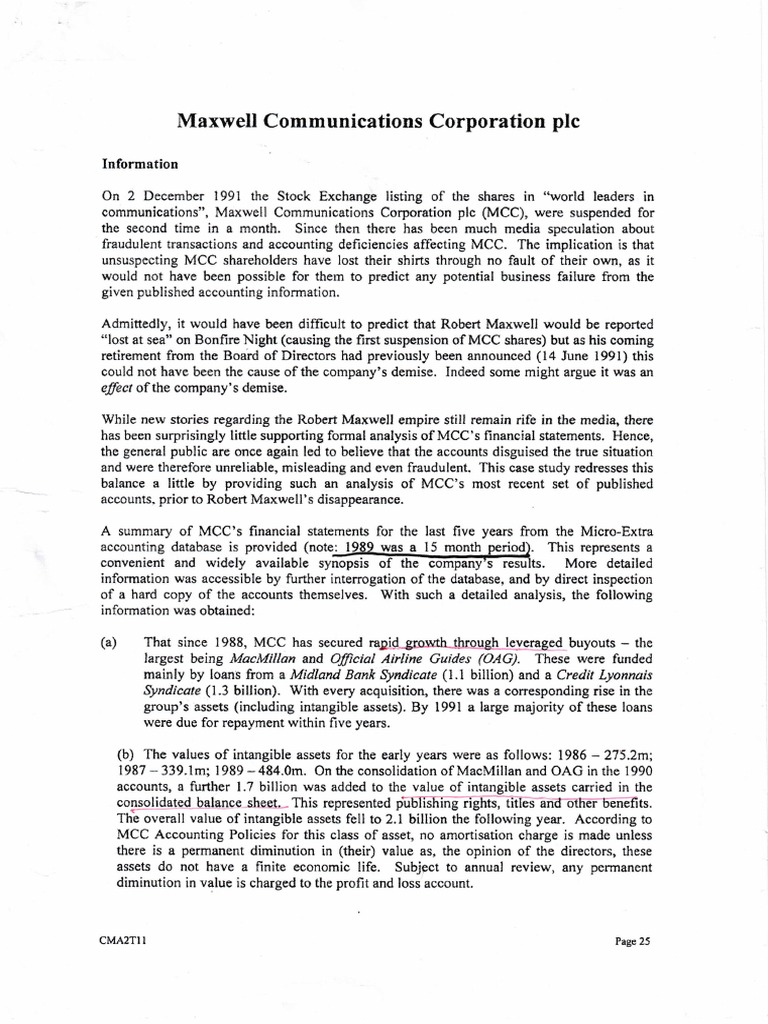 MAXWELL-COMMS-CORP Finance Management Case Analysis | PDF | Stocks ...