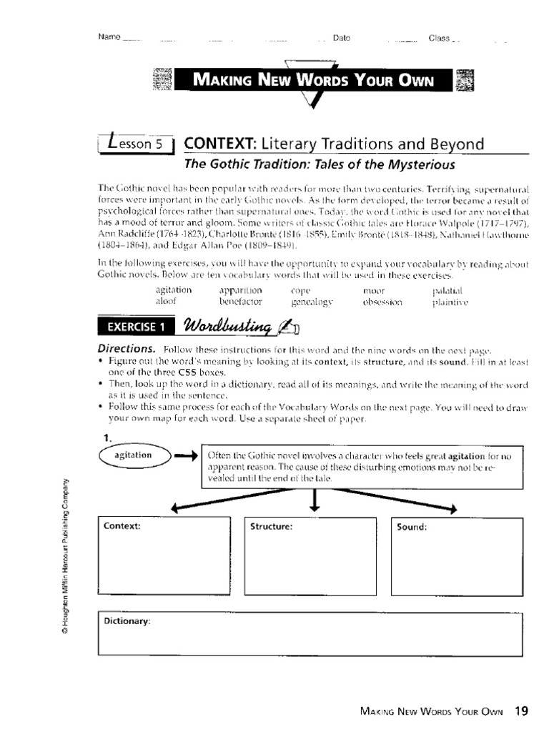 LEsson 5 Extra Vocabualry | PDF