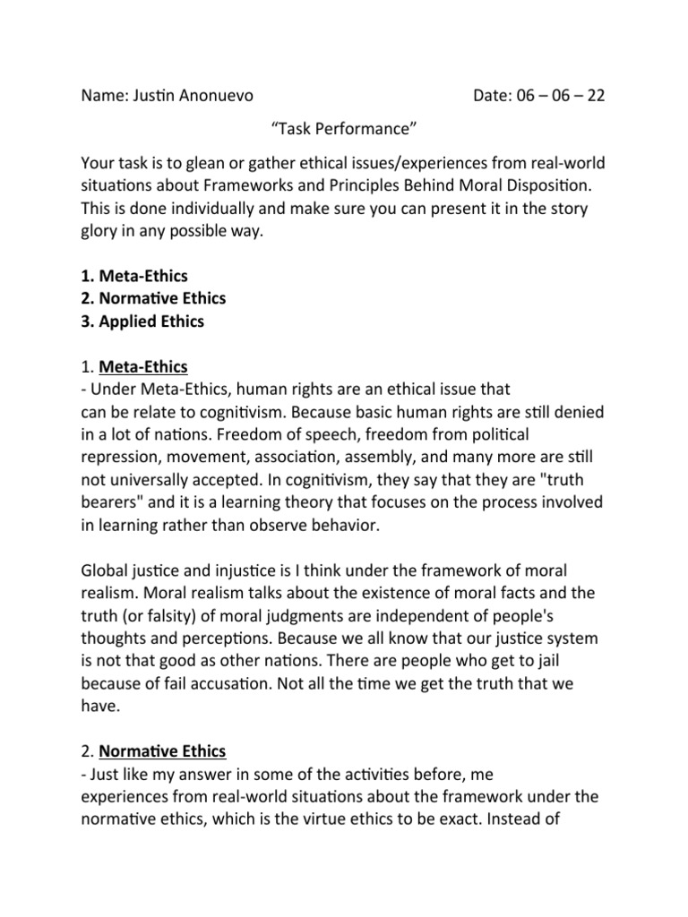 Ethics (Task Performance) | PDF | Confidentiality | Bioethics