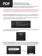 Guia Instalación Tu Tele Favorita 2023 Fire TV | PDF | Aplicación movil | Software móvil
