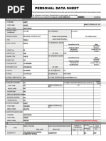 CSC Form 212 (Revised 2017) Personal Data Sheet | PDF | Crime ...