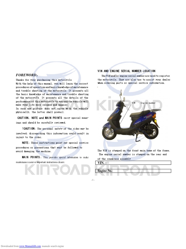 XT 50 QT 2 | PDF | Motorcycle | Brake