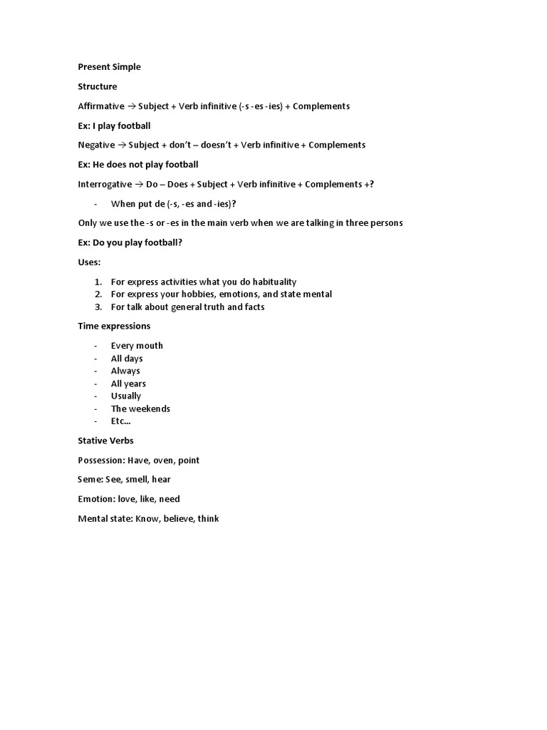THEORY Sebastian v. y Darien P. | PDF | Verb | Grammar
