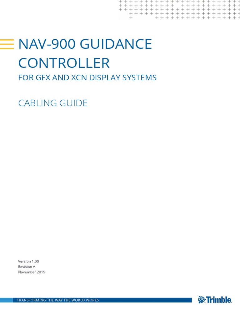 Vanee Farm Centre NAV-900 GFX XCN Cabling Guide | PDF | Trademark ...