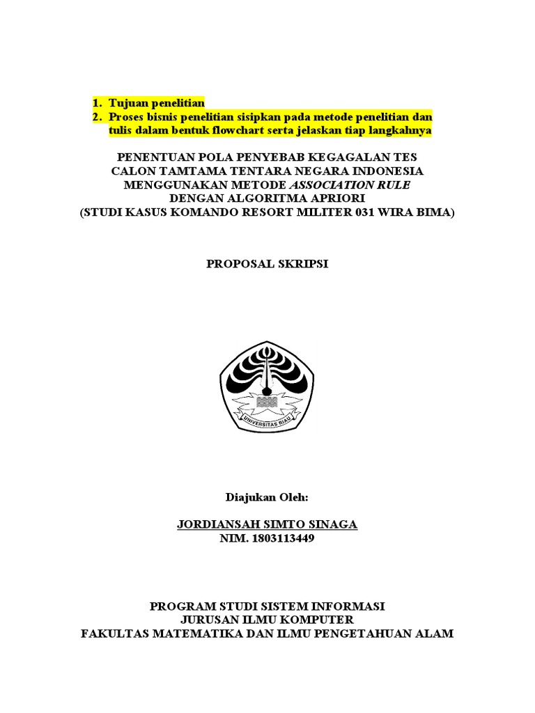 Proposal - Jordiansyah Simto Sinaga - Rev 1 | PDF