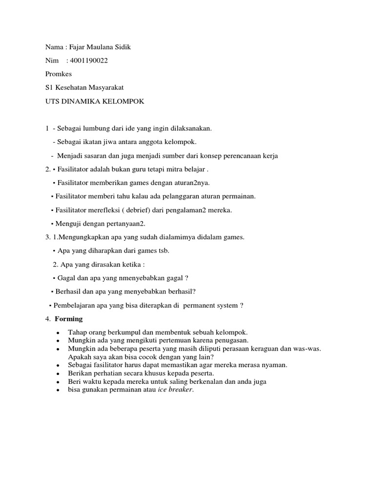 Dinamika Kelompok | PDF
