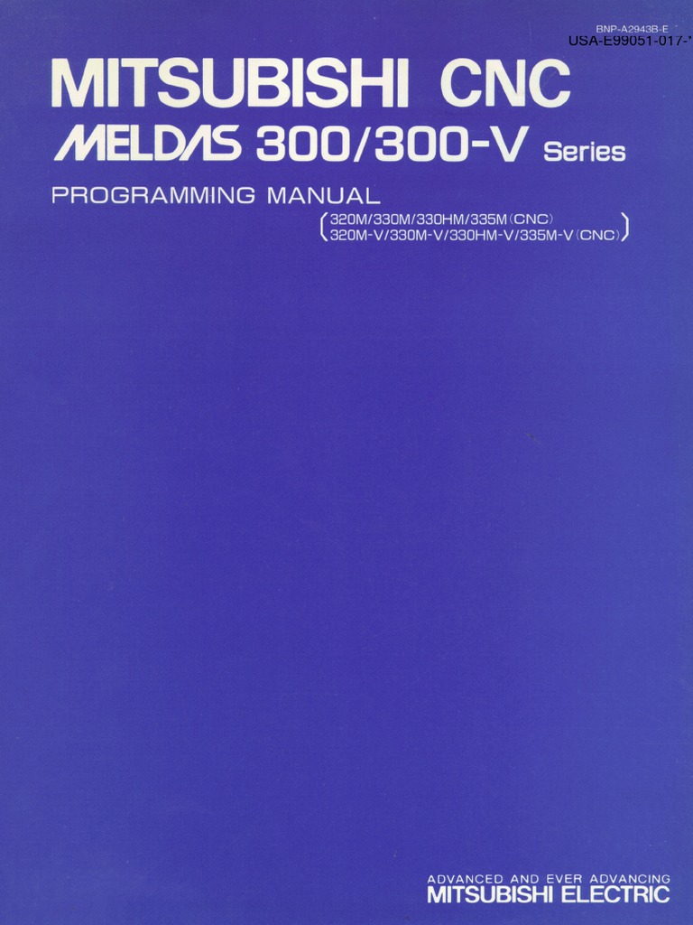 M300 M300-V Programming Manual | PDF | Numerical Control | Cartesian ...