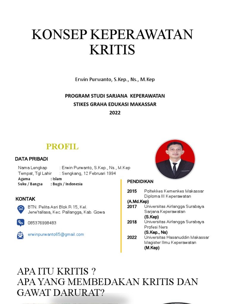Konsep Keperawatan Kritis | PDF | Sains & Matematika