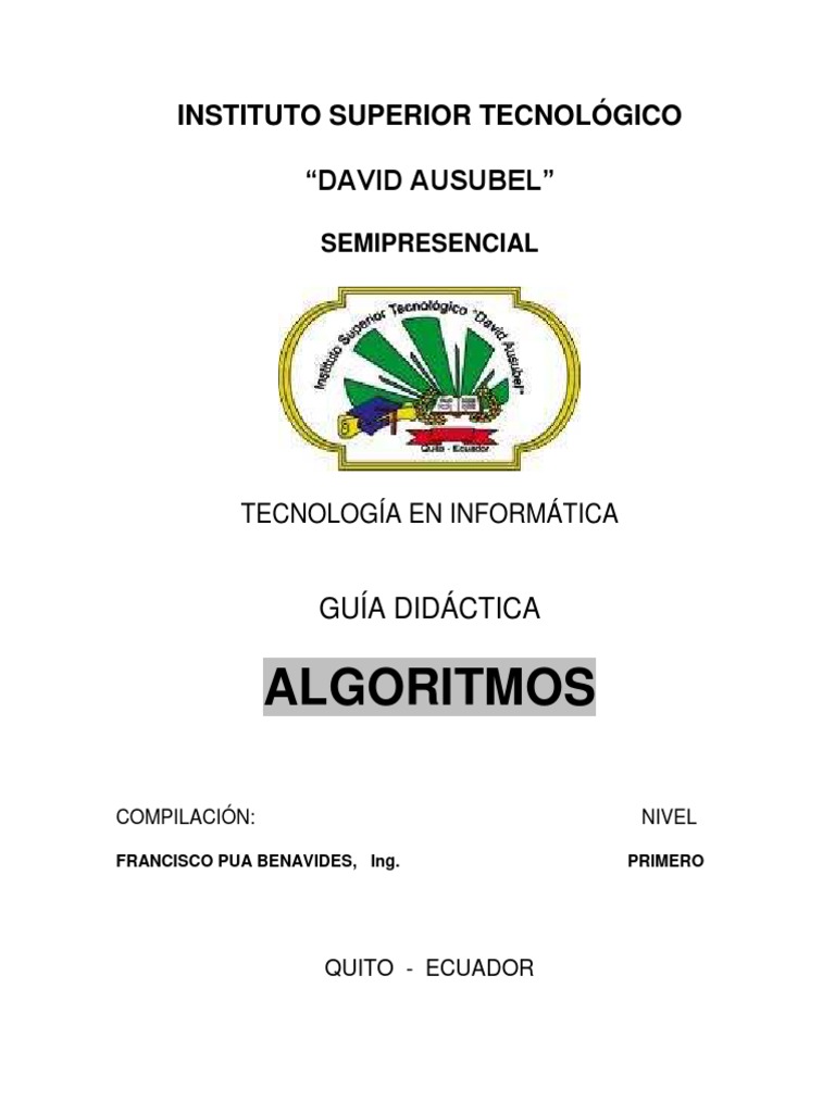 Programacion 1 | PDF | Algoritmos | Java (lenguaje de programación)