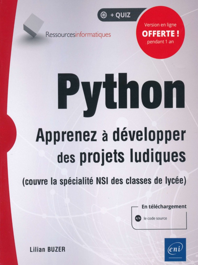 Eni Python Developper Projets Ludiques | PDF