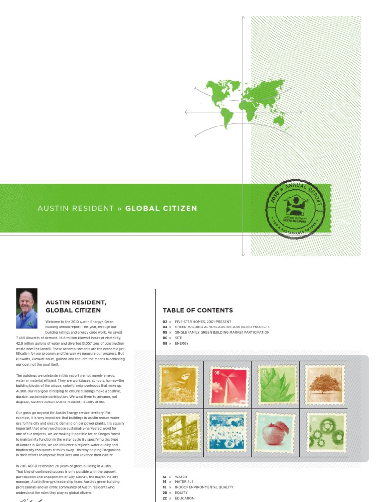 Austin Energy Green Building Annual Report | PDF | Green Building ...