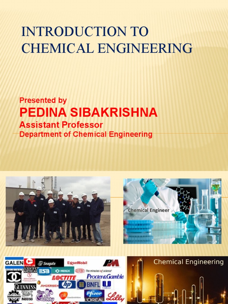 Introduction Chemical Engineering | PDF | Chemical Engineering | Engineering