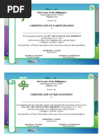 BSP Certificate | PDF | Scouting | Philippines