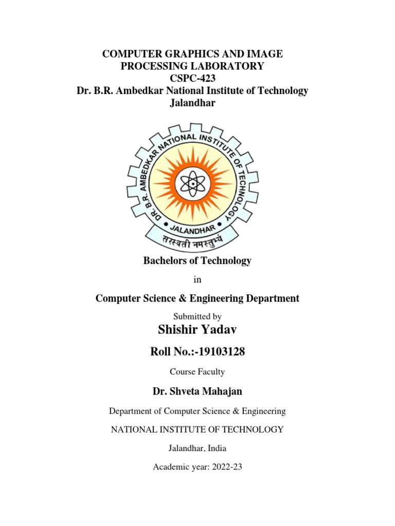 CGIP Lab-File | PDF | Computer Programming | Computer Science CGIP Lab-File | PDF | Computer Programming | Computer Science