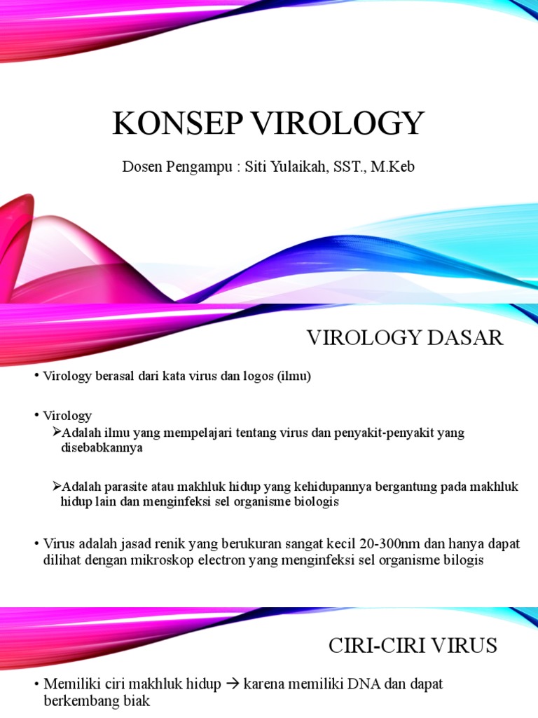 Dasar-Dasar Virologi dan Jenis Virus | PDF