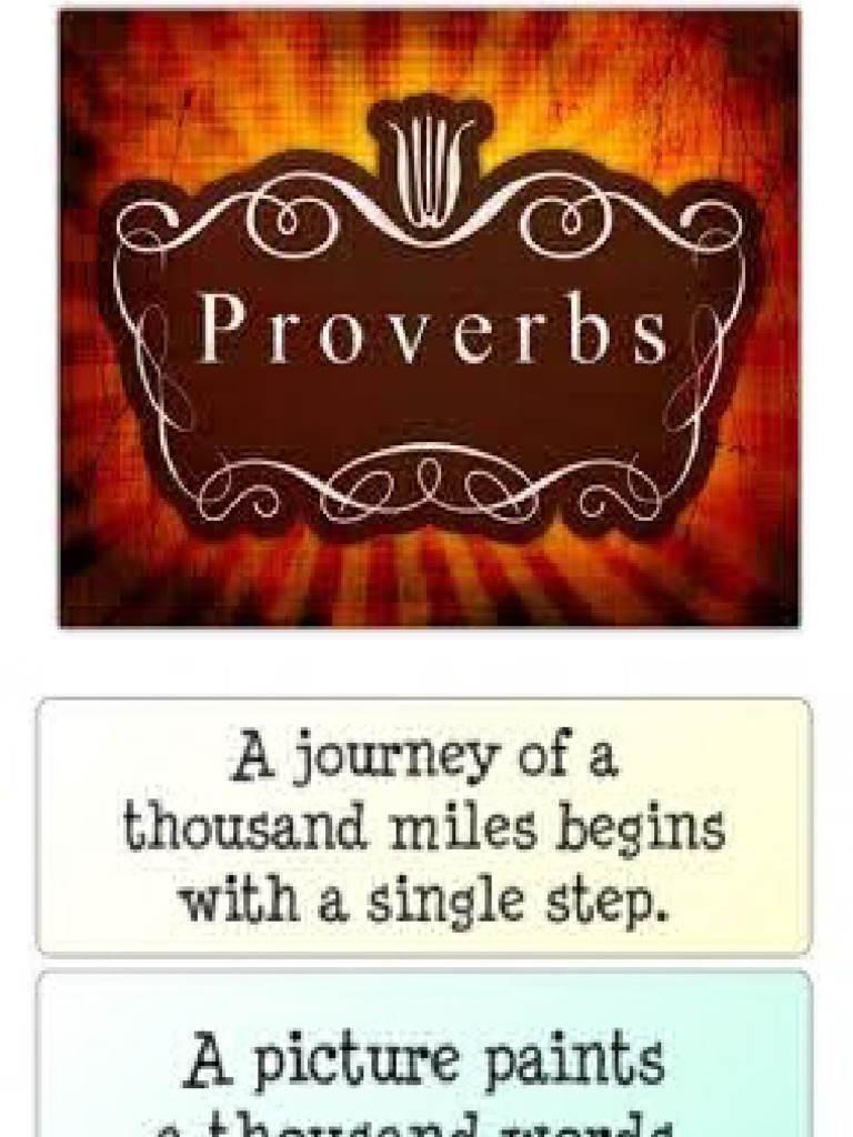 Proverbs | PDF