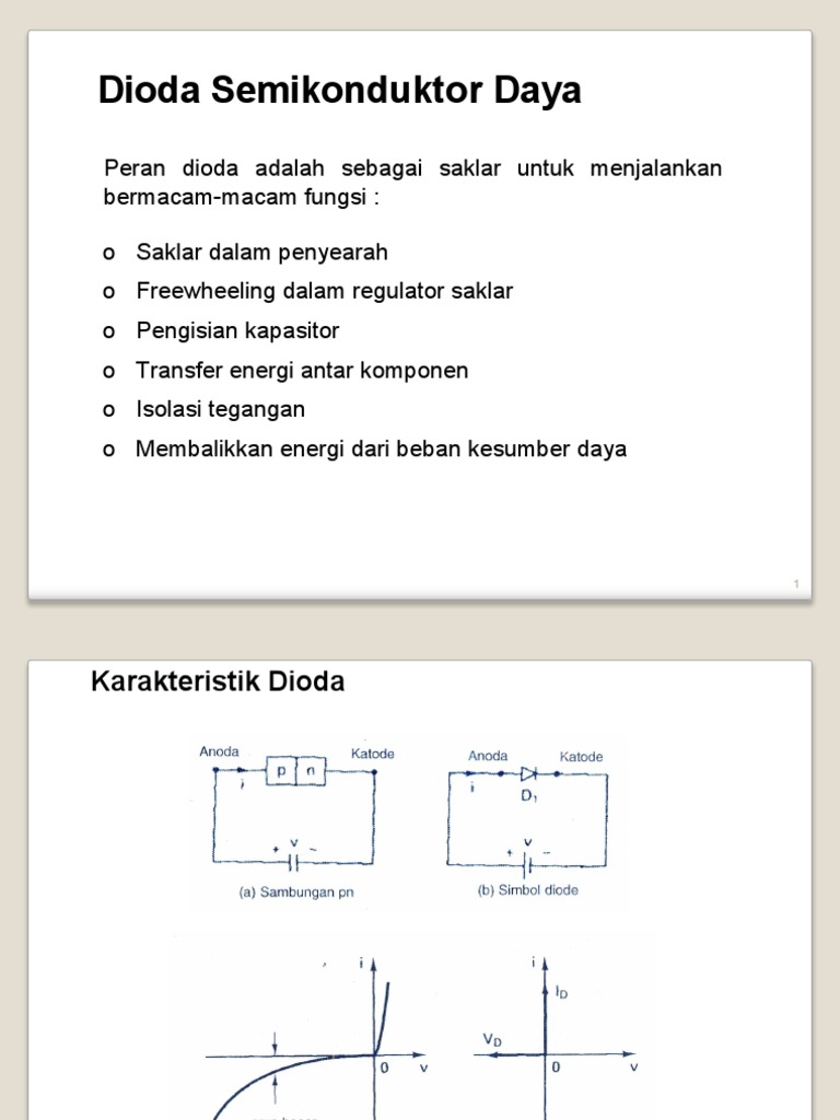 Dioda Semikonduktor Daya | PDF | Sains & Matematika