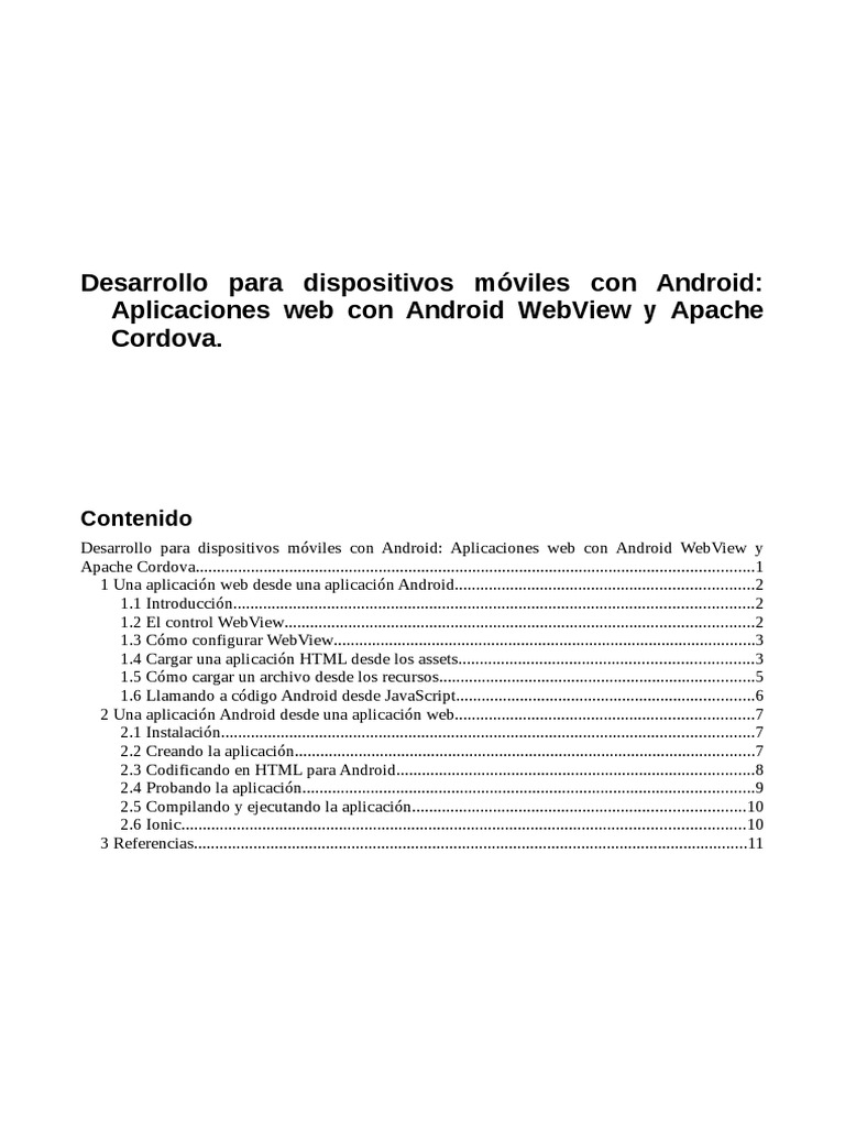 Android8 Webview | PDF | Script Java | Software de la aplicacion
