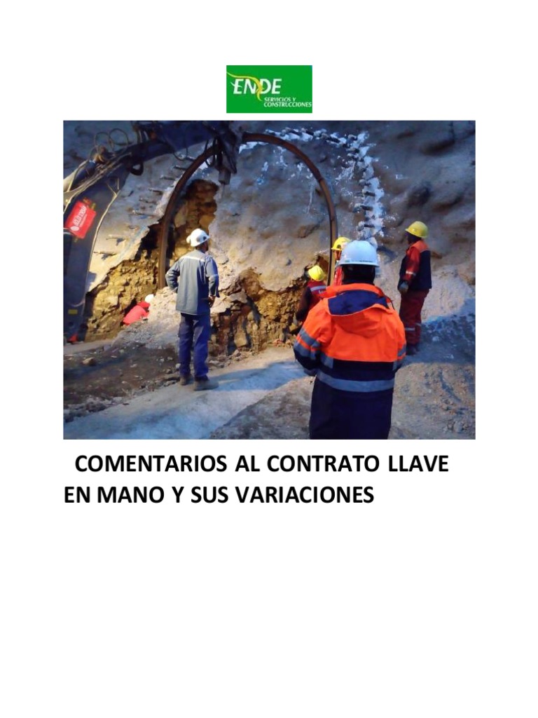 Comentarios Al Contrato Llave en Mano y Sus Variaciones | PDF | Regulación | Diseño