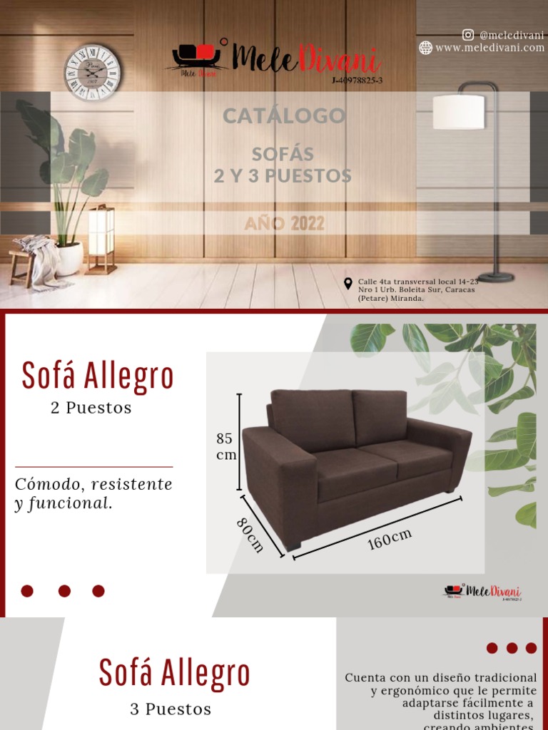 Sofás 2 y 3 Puestos | PDF