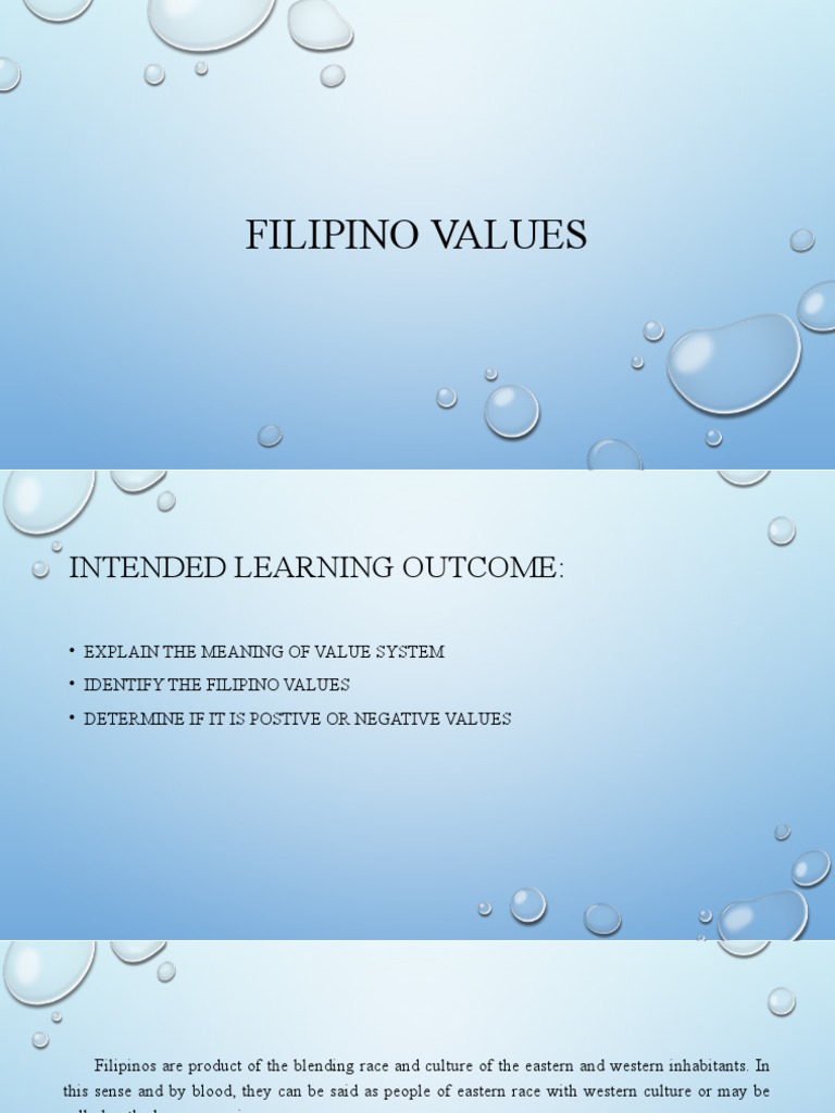 Filipino Values | PDF | Social Institutions | Cognitive Science