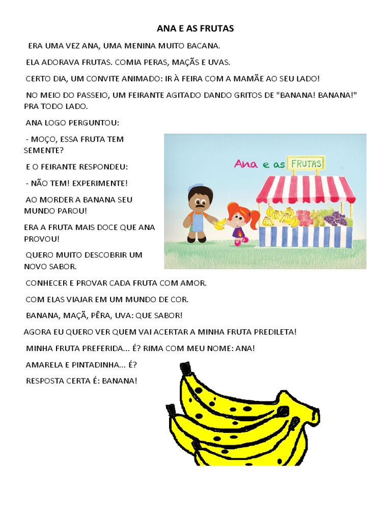 Ana e As Frutas | PDF