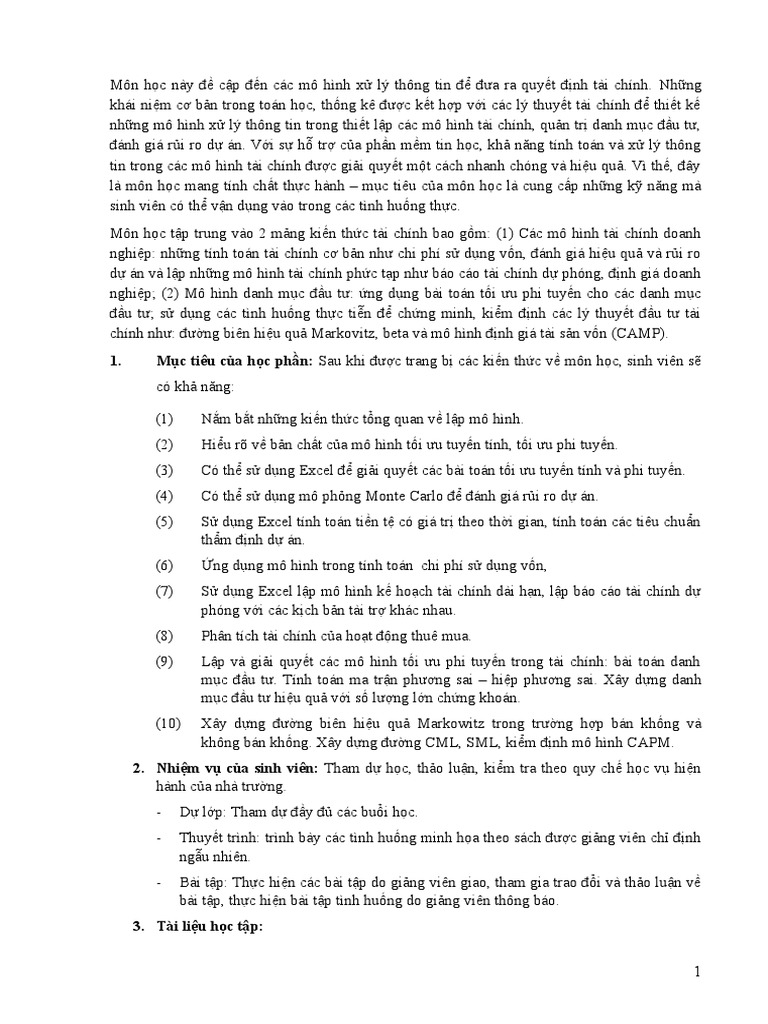 Noidunggiang - TCDL - HK1 - 2022 - Co Ha - Sang T4 K46 KN | PDF