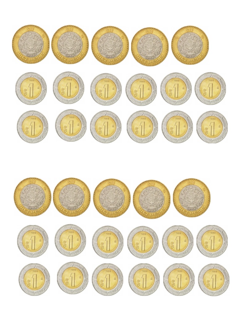 Monedas de 1 y 10 | PDF