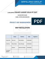 Method Statement & Risk Assessment - Installation of Firefighting Works ...