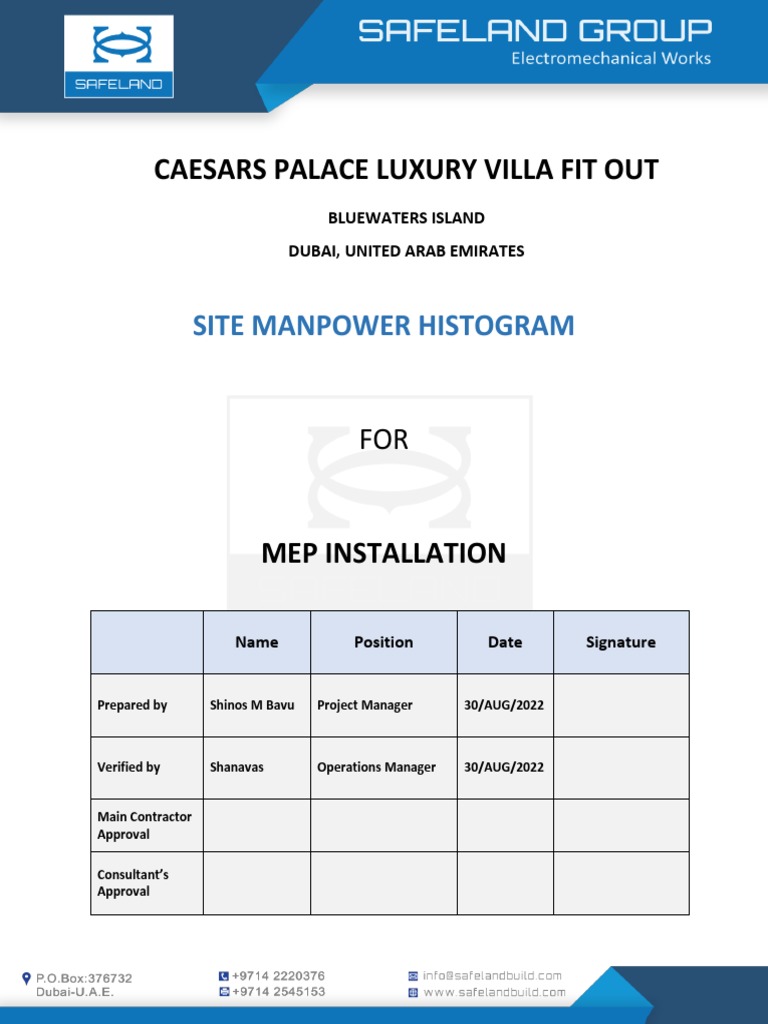 Manpower Histogram | PDF