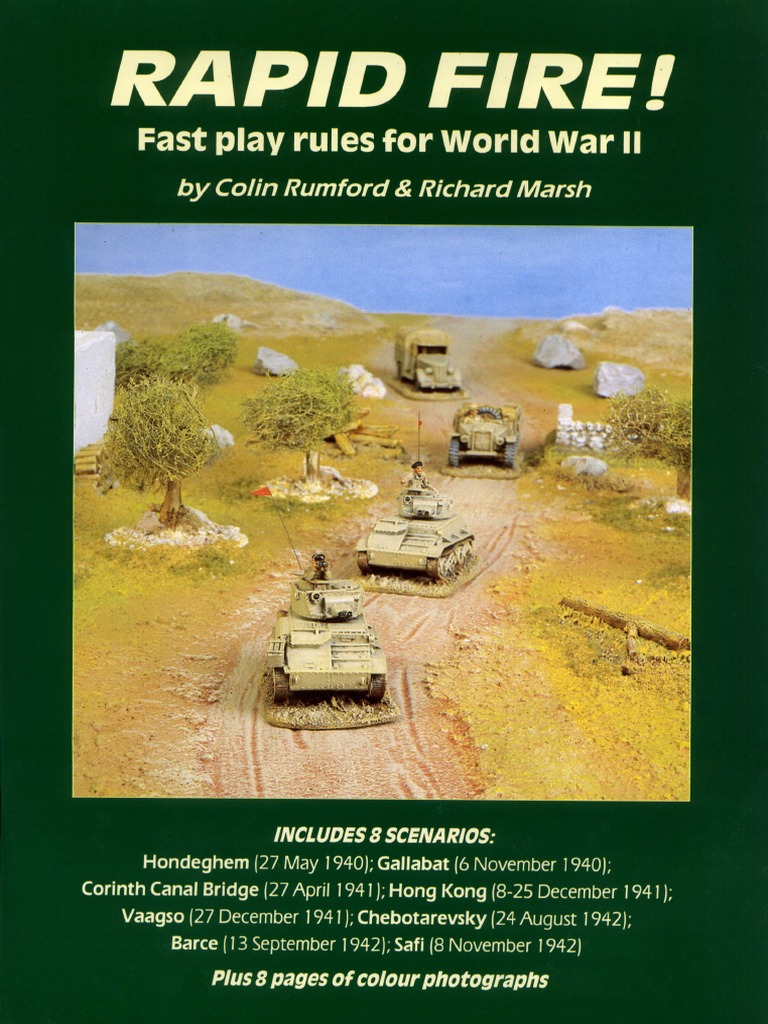 Vdoc - Pub Rapid Fire Fast Play World War 2 Wargame Rules | PDF