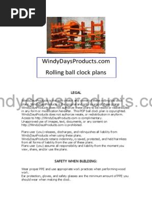 Rolling Ball Clock Kit