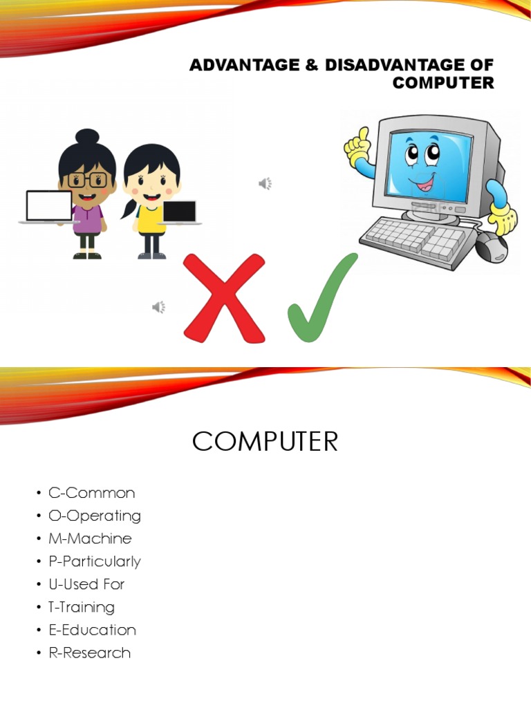 Advantage & Disadvantage of Computer | PDF