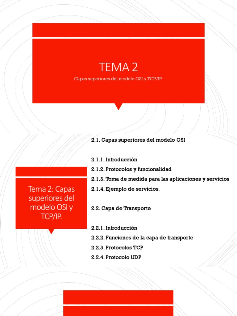 Tema 2 | Descargar gratis PDF | Modelo osi | Conjunto de protocolos de internet