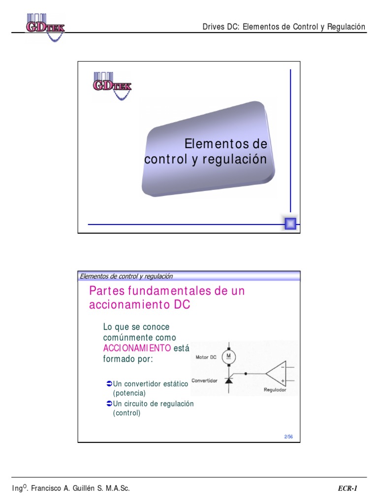 5 Elementos de Control y Regulación | PDF | Transformador | Corriente ...