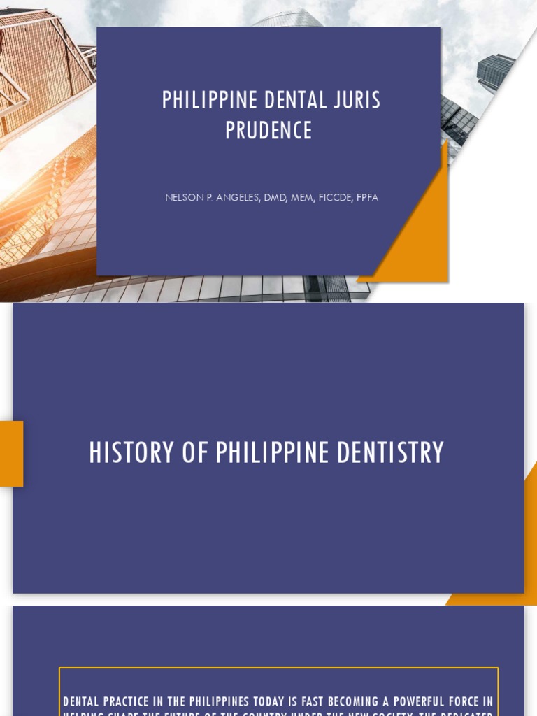 History of Dentistry in the Philippines | PDF | Dentistry | Health Sciences