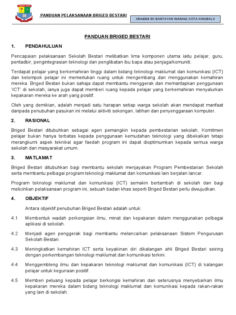 Panduan Briged Bestari | PDF