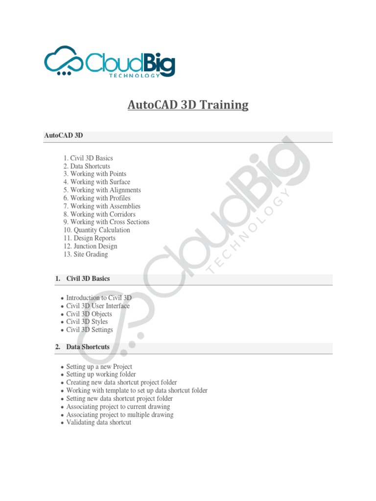 AutoCAD 3D Training | Download Free PDF | Auto Cad | Software Engineering