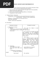 Adding Similar Fractions Lesson PLan | PDF | Fraction (Mathematics ...