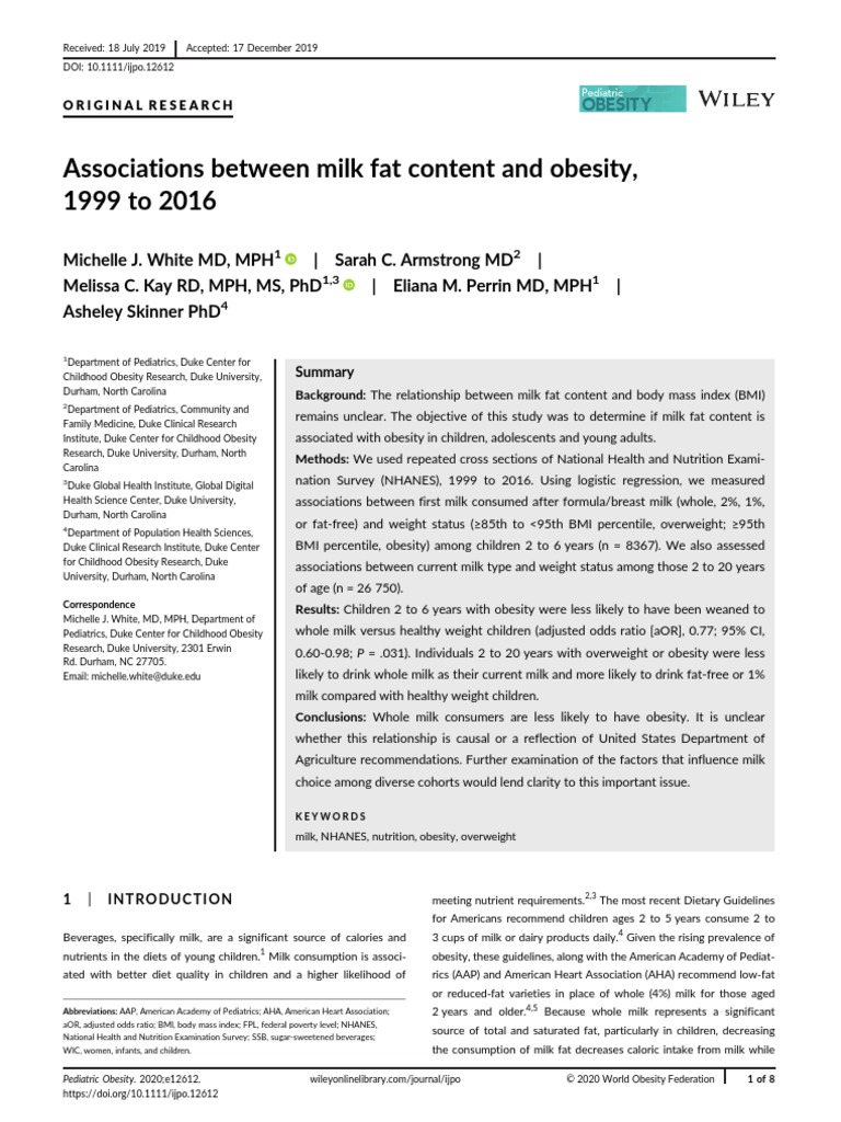 A Word of Caution Against Excessive Protein Intake | PDF | Obesity ...