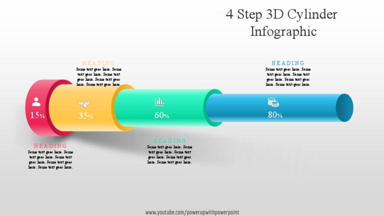 75.create 4 Step 3D Cylinder Infographic | PDF