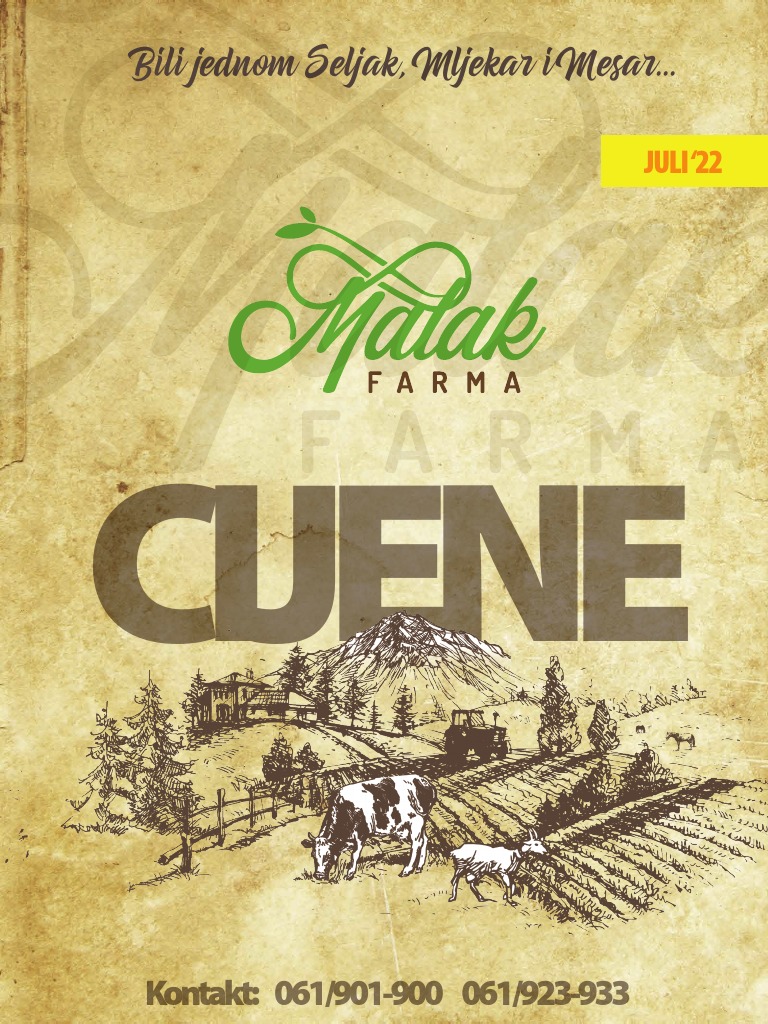 Malak Farma - Cjenovnik - Juli 2022 | PDF