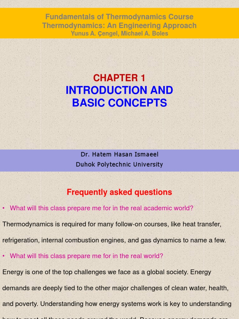 Thermodynamic Chapter 1&2 | PDF | Temperature | Thermodynamics
